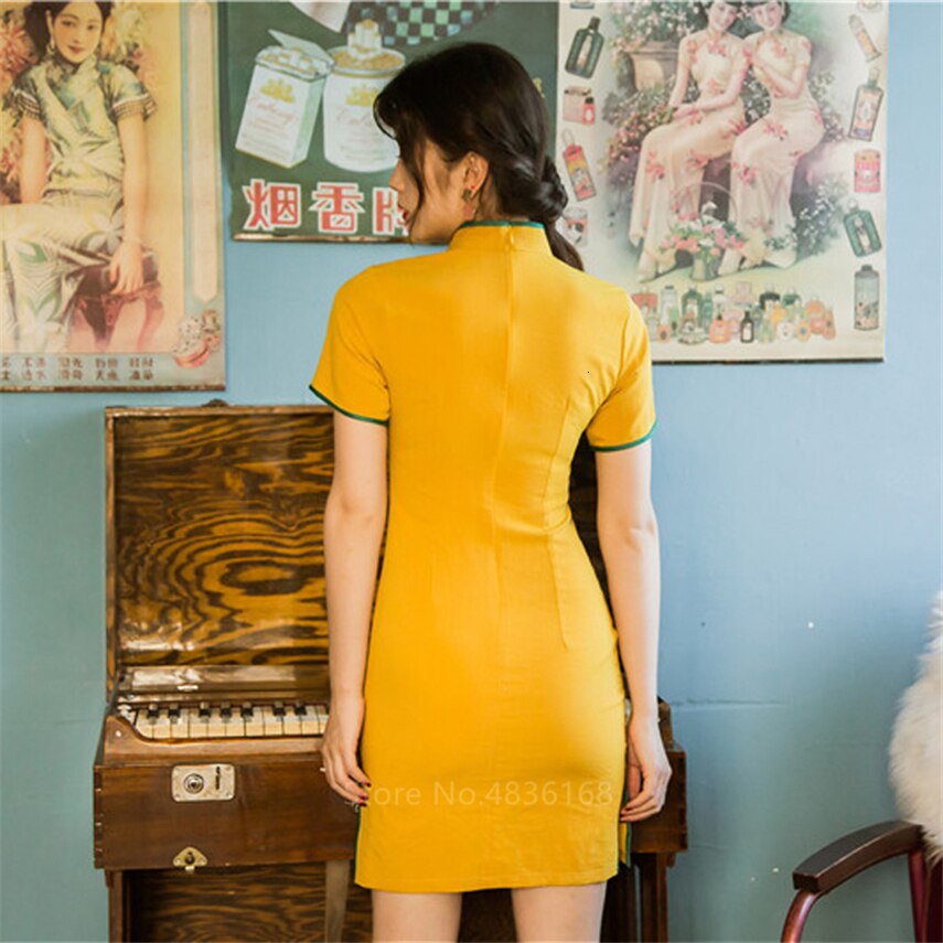 Chinese Jurk Cheongsam Vintage Vrouwen Avond Party... – Grandado