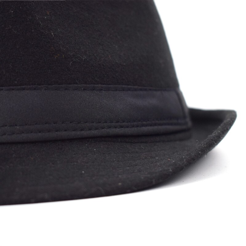 Original Unisex Structured Wool Fedora Hat Fedora ... – Grandado