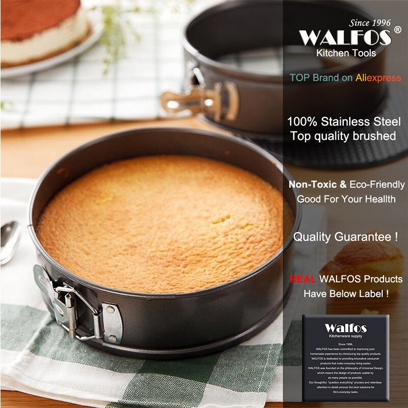 WALFOS Non-stick Cheesecake Pan Springform Pan wit... – Vicedeal