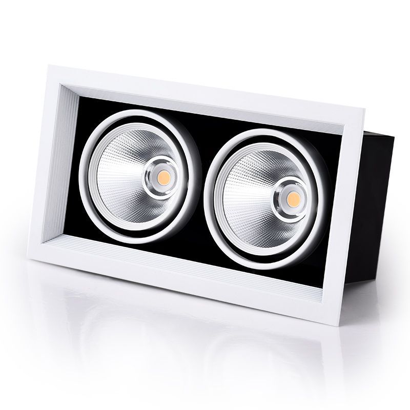 Draaibare Led Cob Inbouwspot Vierkant 7W 12W Enkel... – Vicedeal