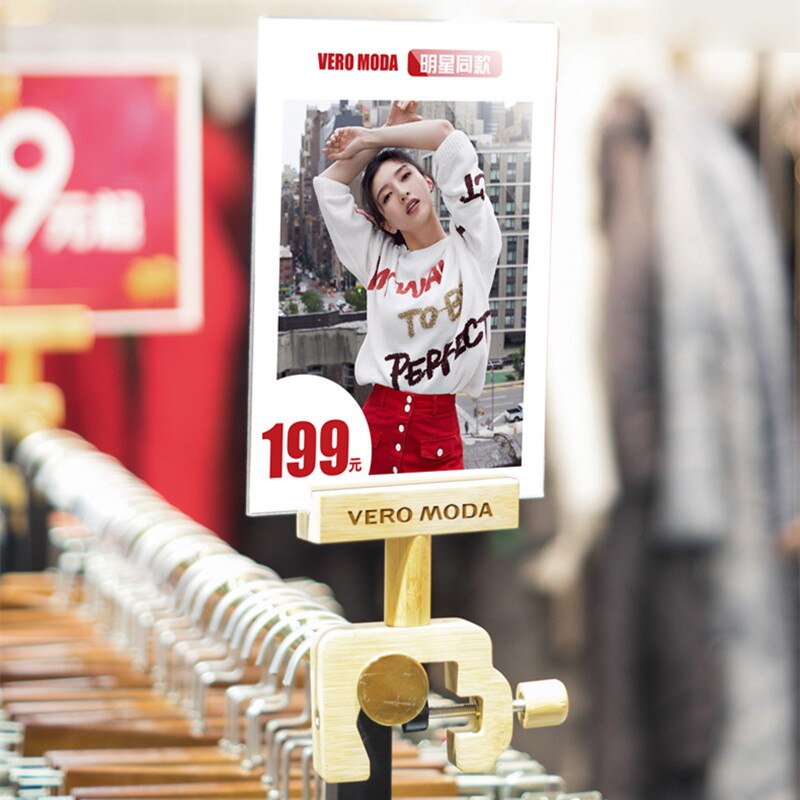 A5 Shelf Talker Price Tag Display Rack Advertiseme... – Grandado