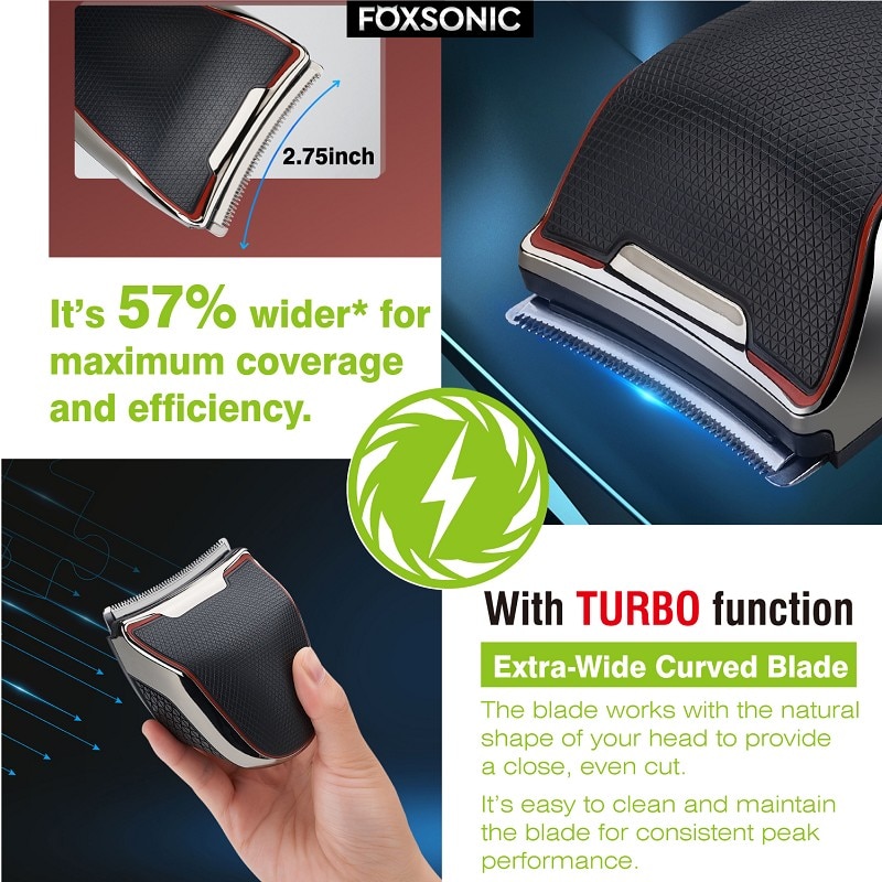 FOXSONIC Shortcut Pro Hair Cutting Self Haircut Ki... – Grandado