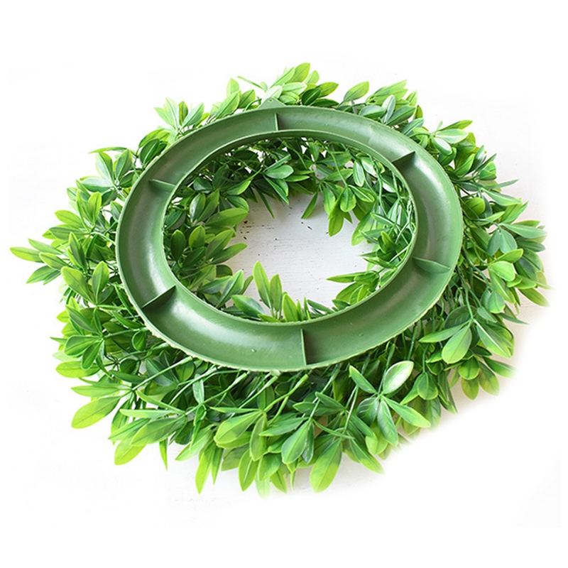 Kunstmatige Groene Bladeren Krans, Kunstmatige Bux... – Grandado