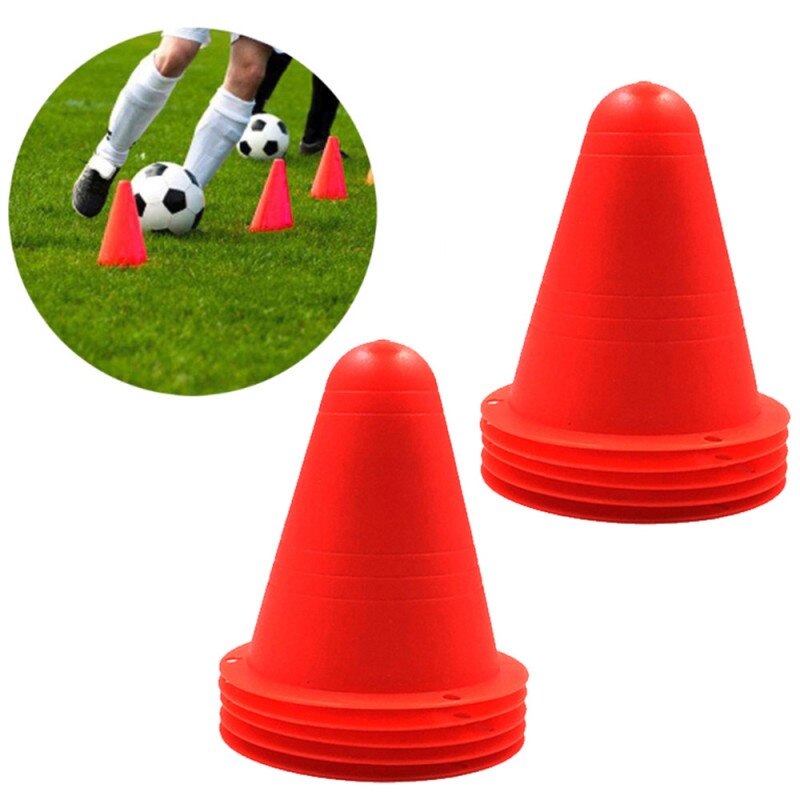 10Pcs Sport Football Soccer Rugby Training Cone Cy... – Vicedeal