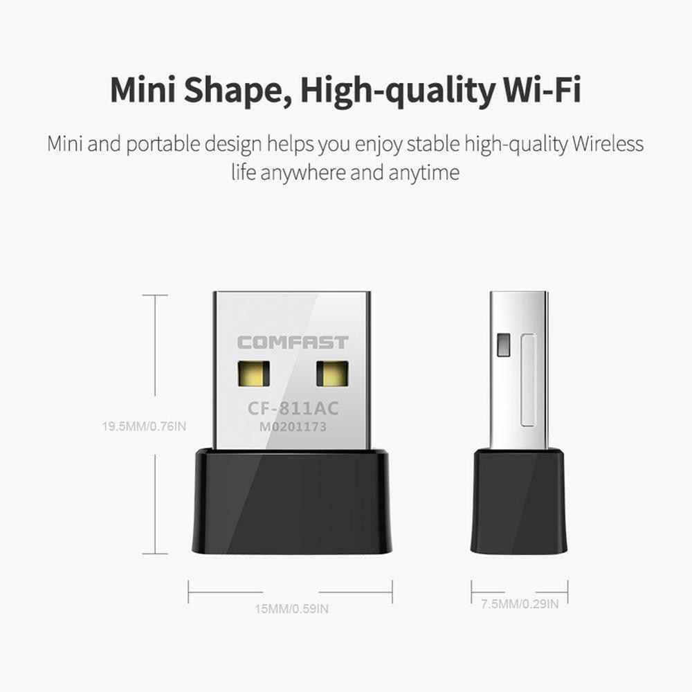Portable wifi Dual-band 650M USB Wifi Adapter AC W... – Vicedeal