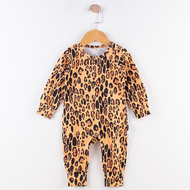 Green Leopard Infant Baby Rompers Cotton autumn Ne... – Grandado
