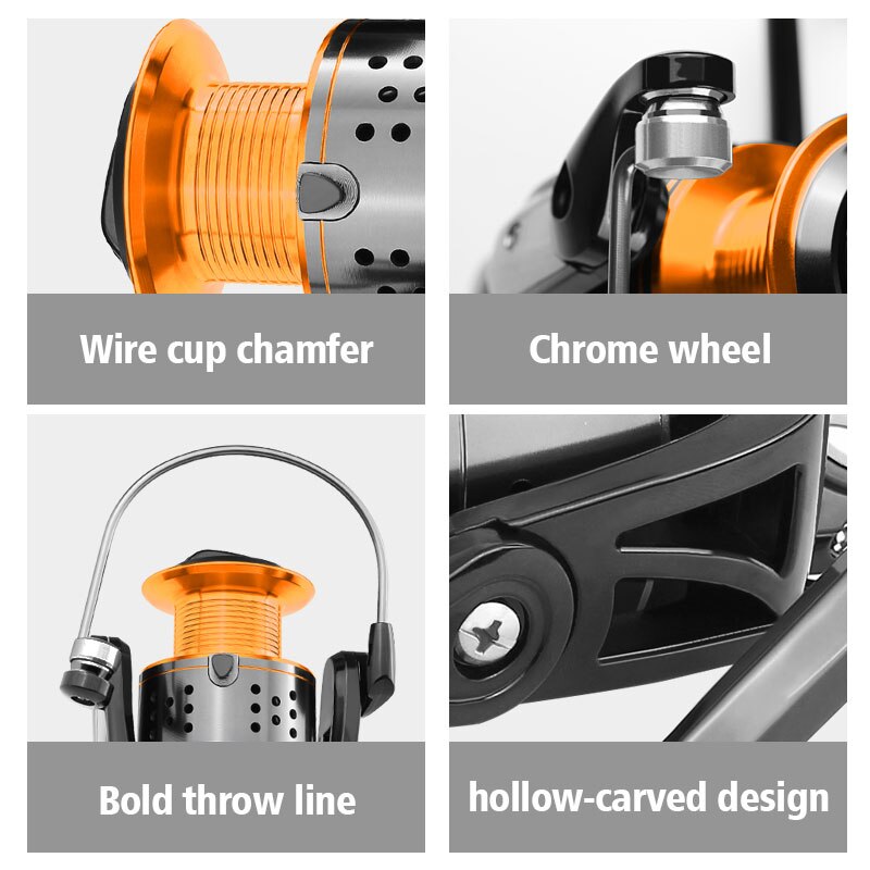 Spinning fishing reel 13BB No gap FA3000 4000 6000... – Vicedeal