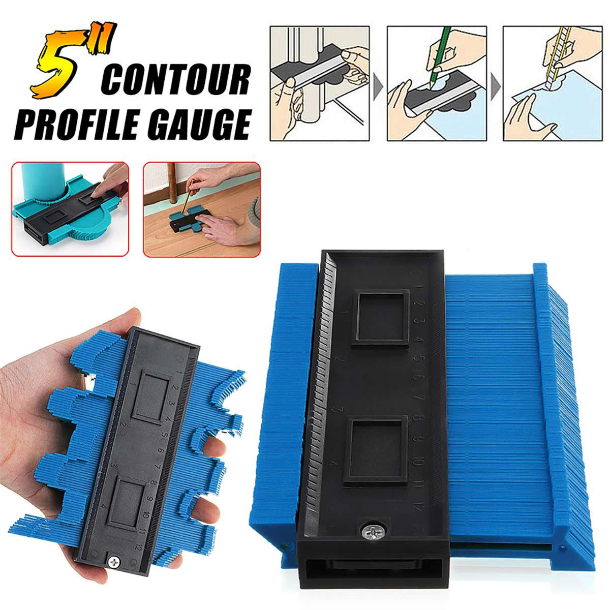 Shape Gauge Duplicator Profile Duplication Gauge C... – Grandado