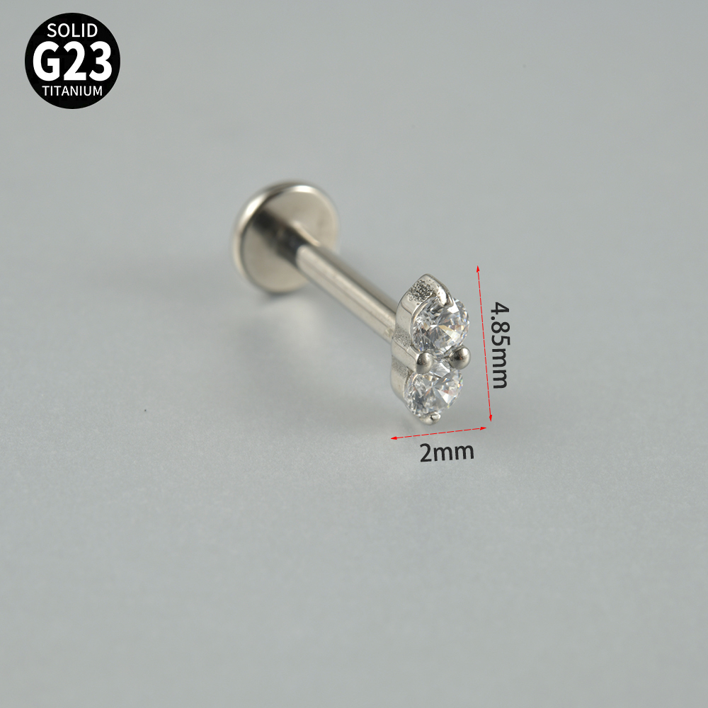 Dreamlee G23 Solid Titanium Butterfly Lip Labret P... – Grandado