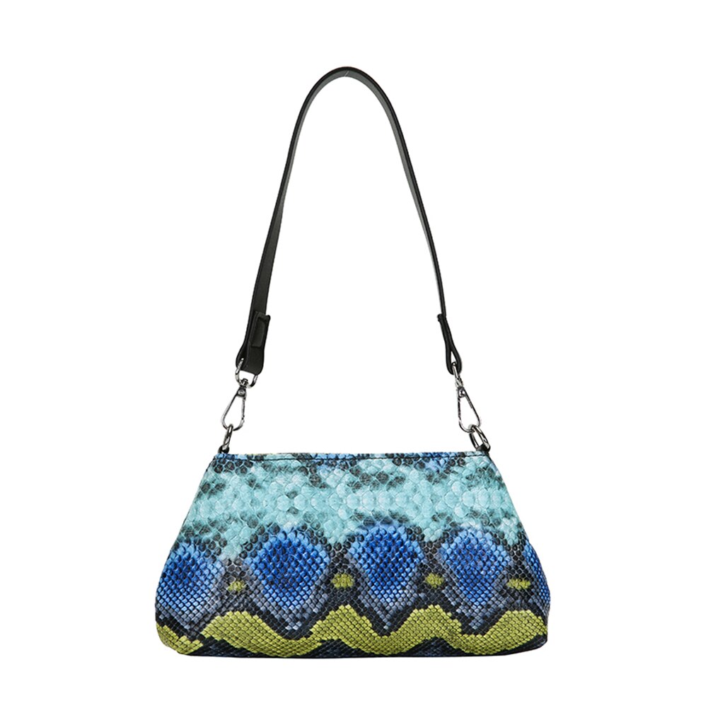 Retro Snake Print Handbag Totes Women PU Leather S... – Grandado