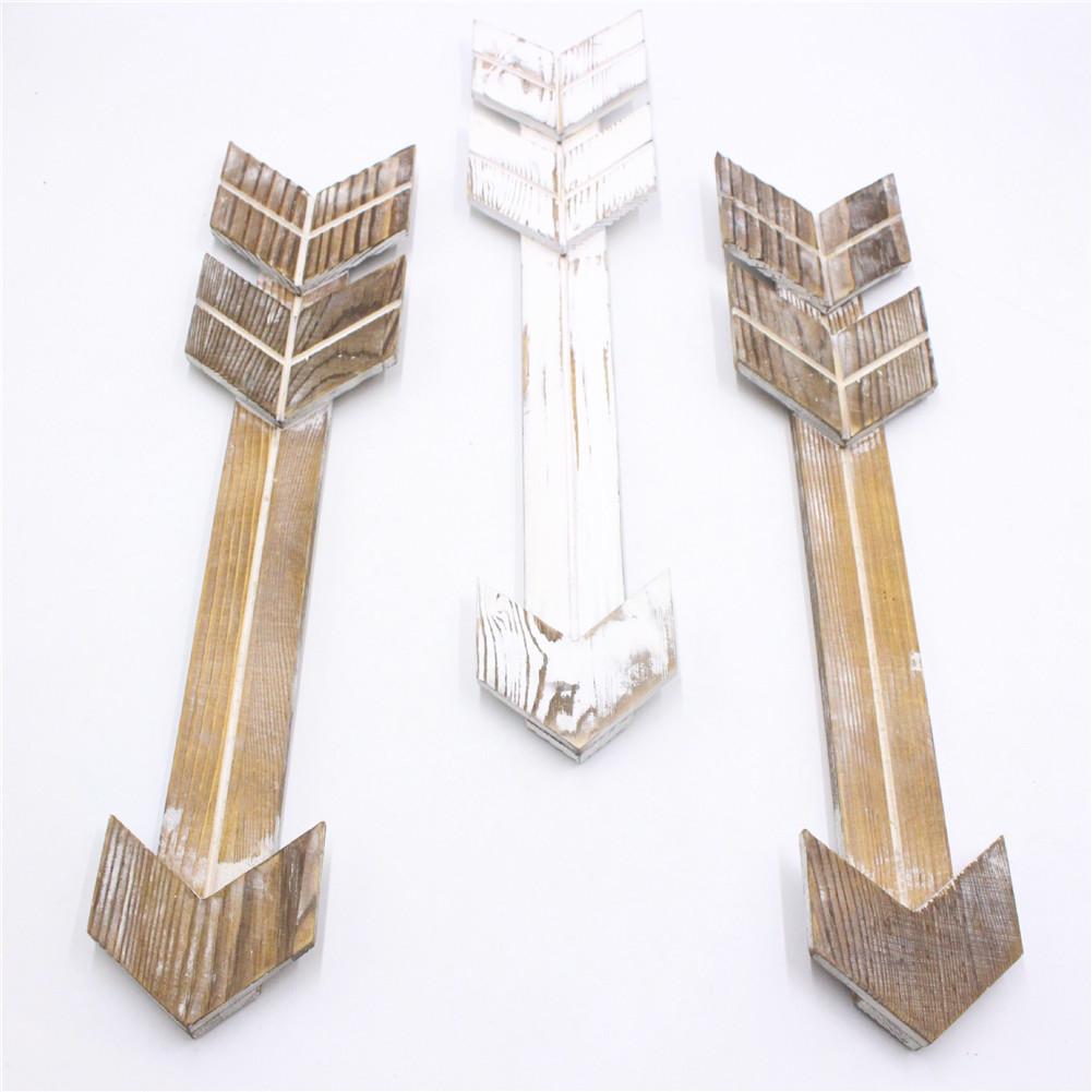 Retro Wooden Arrows Rural Style Sign Wall Art Arro... – Grandado