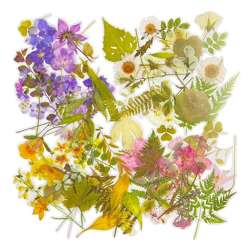 Vintage Bloem Scrapbook Sticker Set, 160 Stuks Dec... – Vicedeal