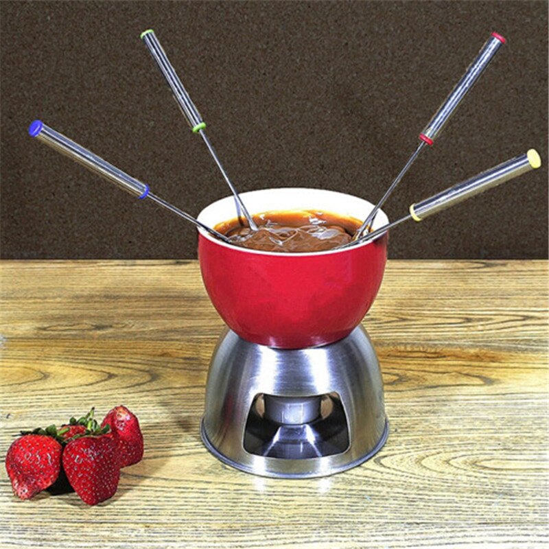6 stk/sæt rustfrit stål gaffel grydegafler fondue ... – Grandado