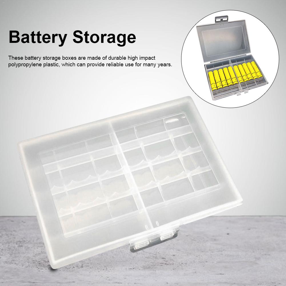 AA AAA Battery Organizer Plastic Compact Storage B... – Vicedeal