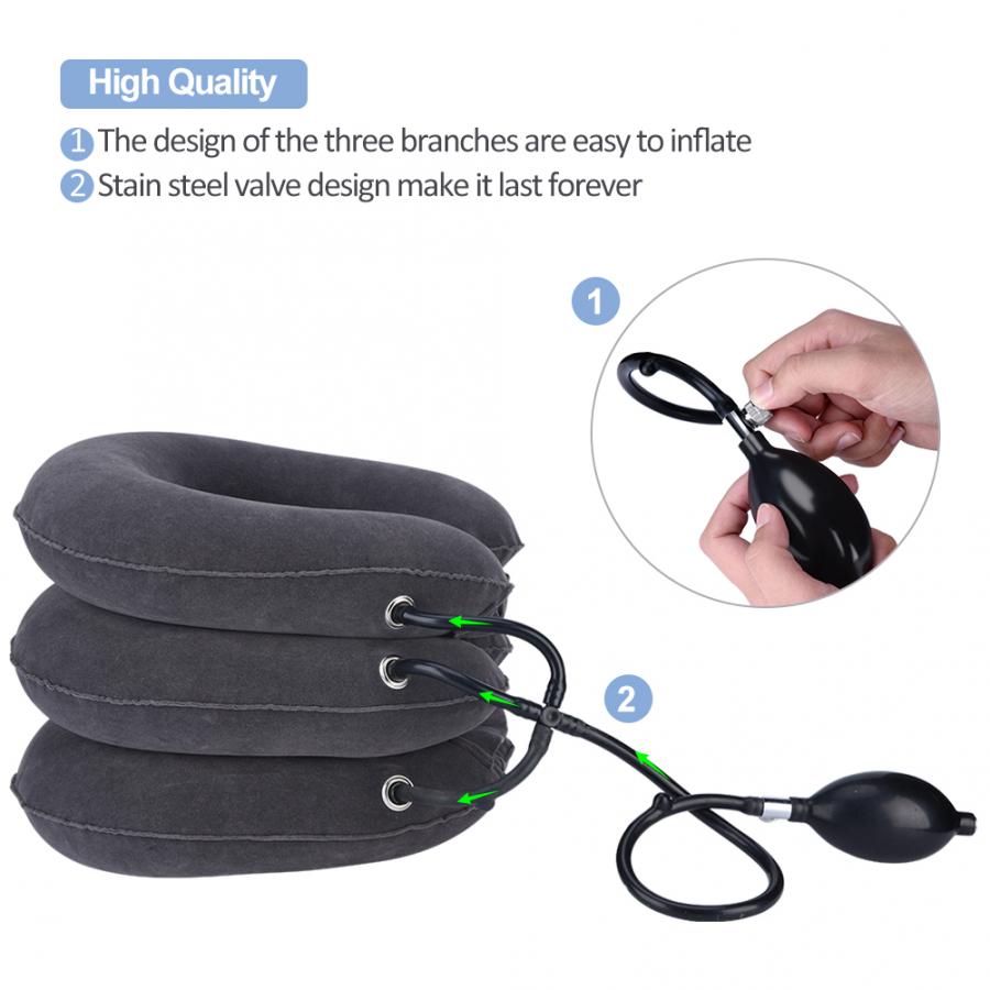 Inflatable & Adjustable Neck Support Pillow, Cervi... – Grandado