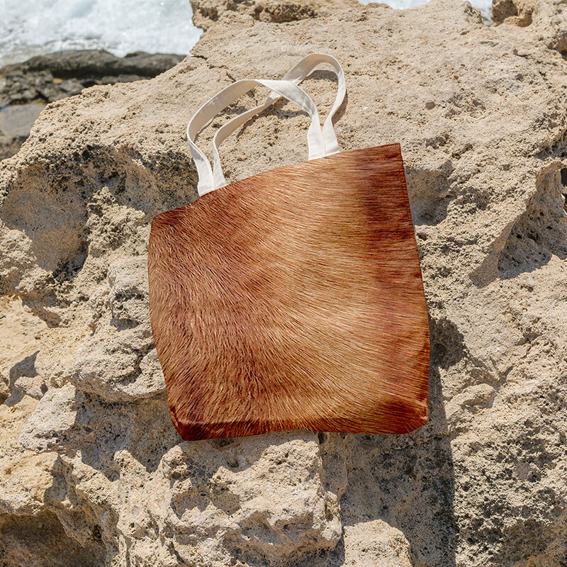 Animal Skin Canvas Bag Leopard Print Tiger Cat Ski... – Vicedeal