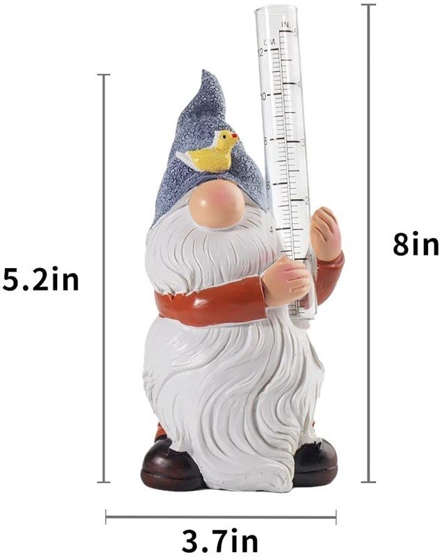 Glass Rain Gauge Outdoor Big Capacity Metal Frame ... – Grandado