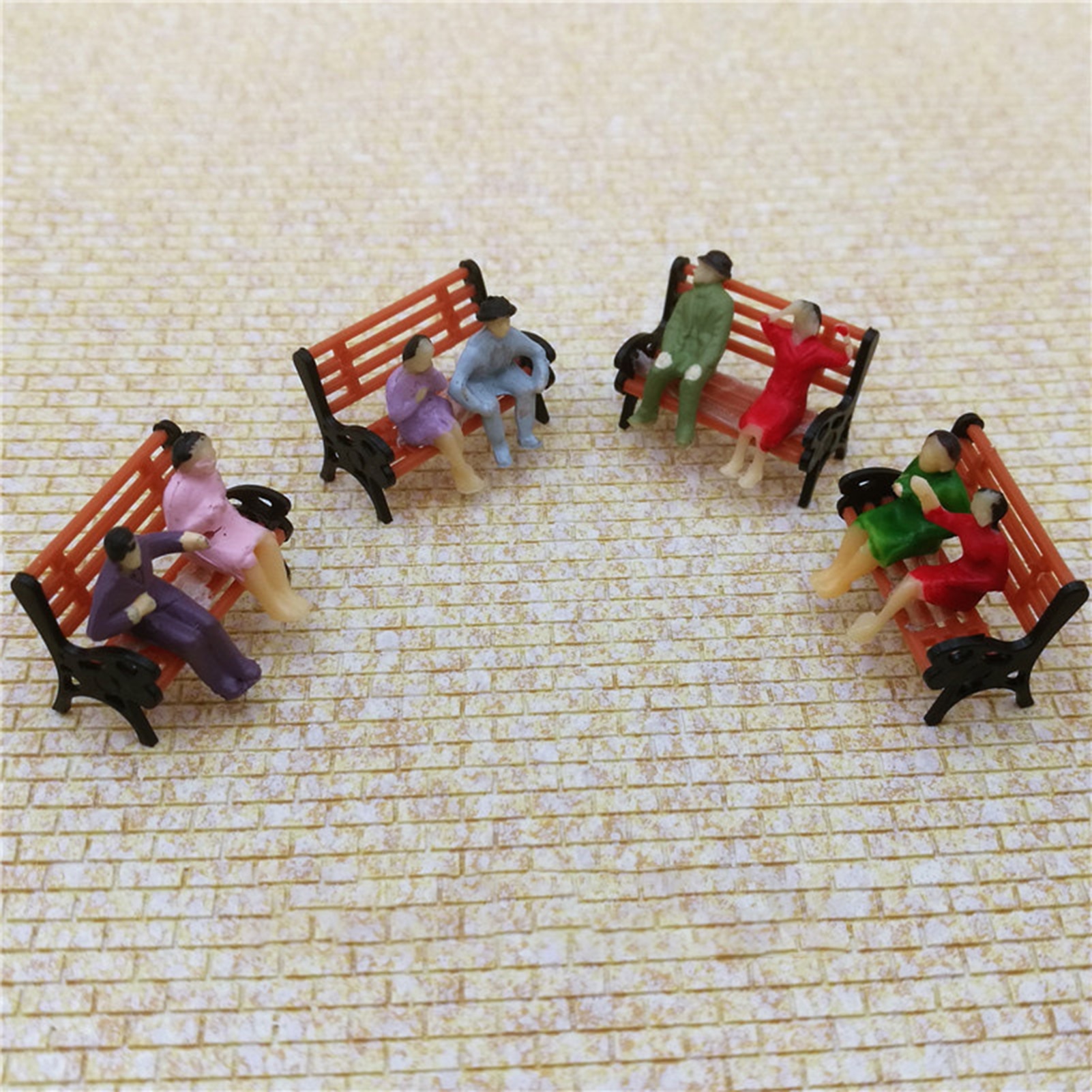 100Pcs 1:87 Scale Figures Miniature Mixed Model DI... – Grandado