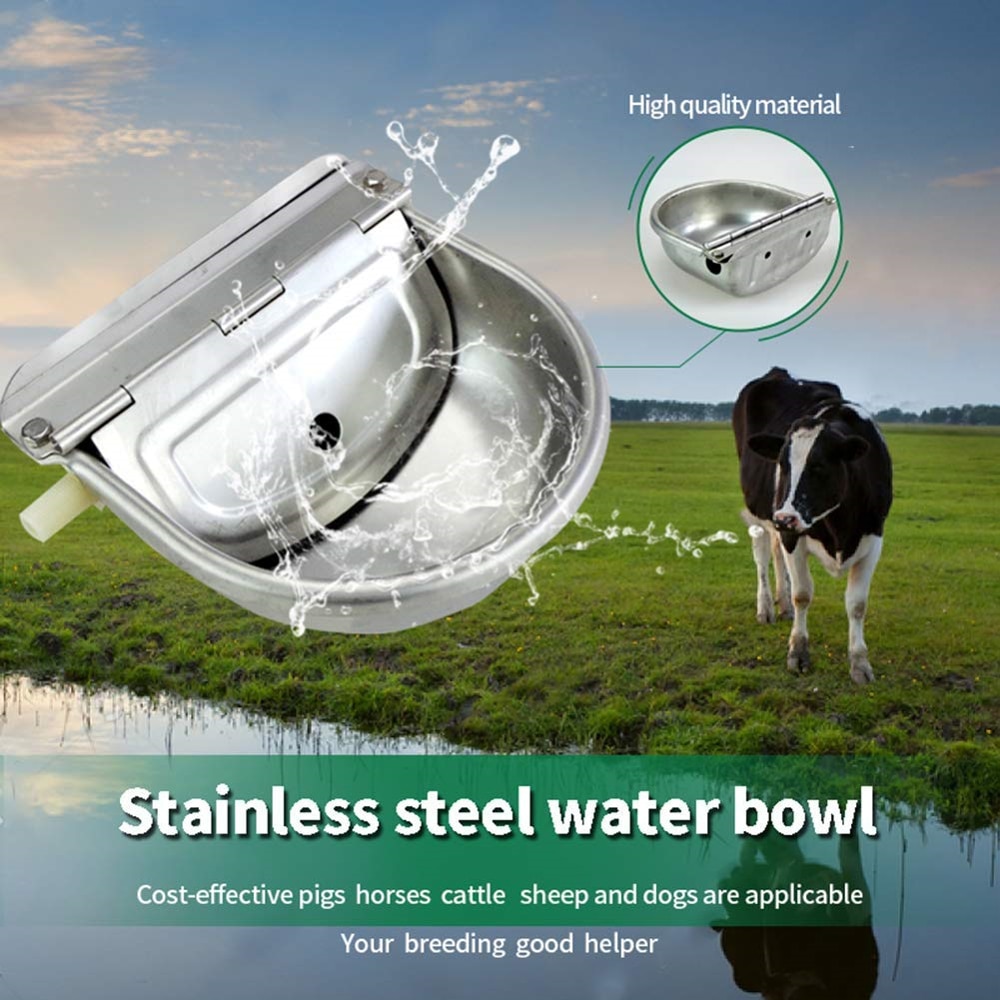 Stainless Steel Automatic Water Bowl Horse Cow Dog... – Grandado