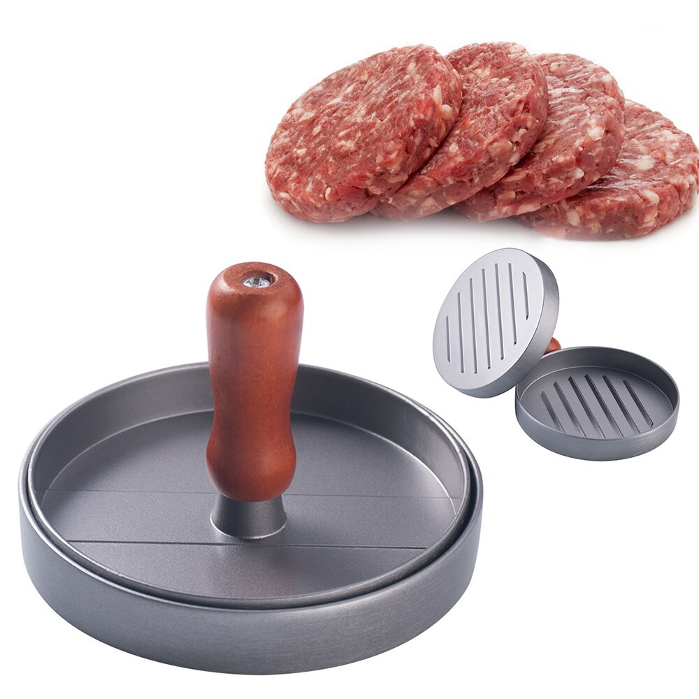 Round Shape Hamburger Press Aluminum Alloy + ABS H... – Grandado