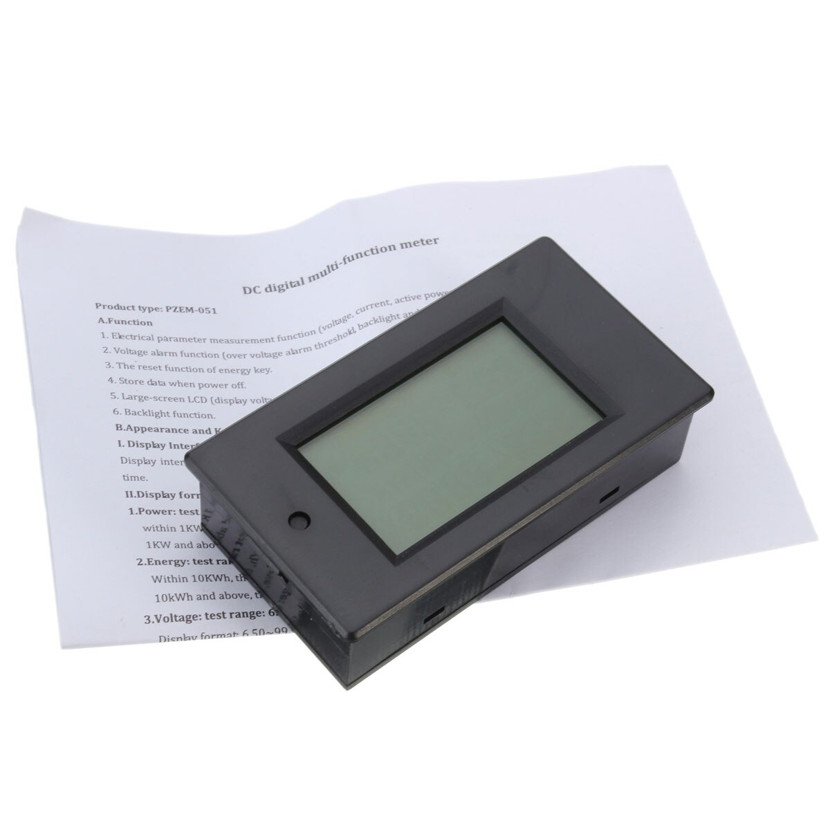 Digitale Wattmeter DC 100A 4500W AC Multifunktions... – Grandado