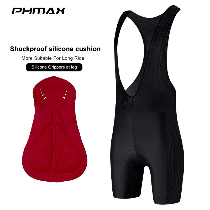 PHMAX Cycling Bib Shorts Quick Dry Breathable Bicy... – Grandado