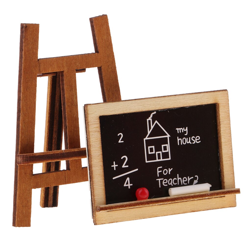 Mini Wood Double Sided Whiteboard Chalkboard Stand... – Vicedeal