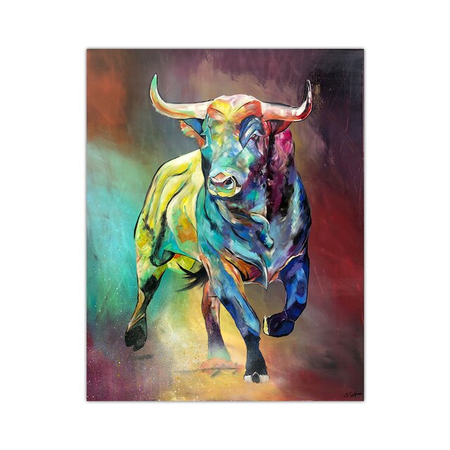 Canvas Paintings Animal Wall Art Abstract Colorful... – Vicedeal