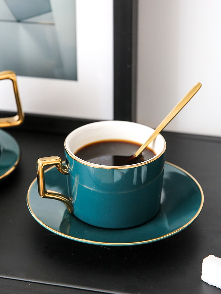 Ceramic Coffee Cup Set Porcelain Reusable Party Vi... – Grandado