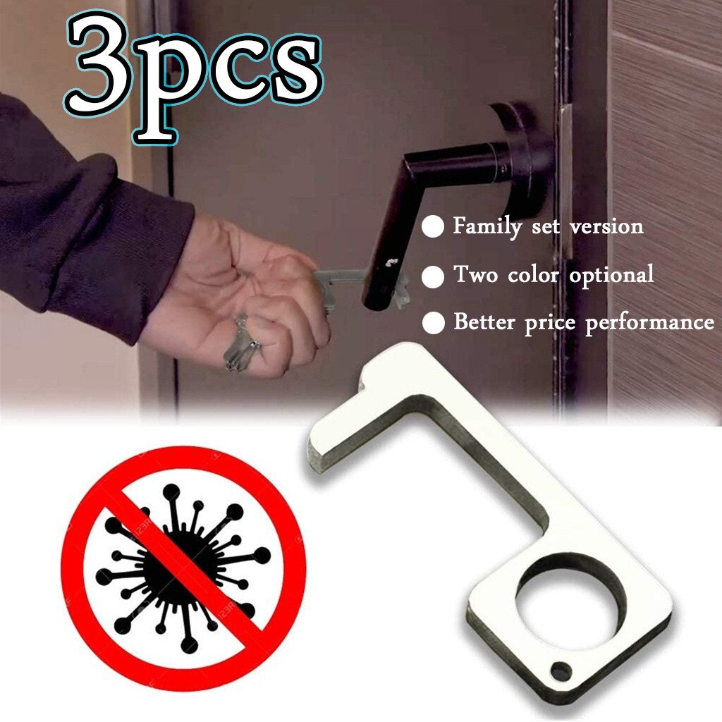 3PCS Hygienic door handle, antibacterials EDC door... – Vicedeal