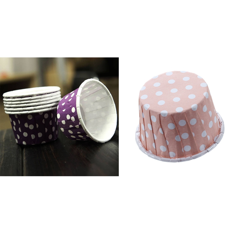200X Cupcake Wrapper Paper Cake Case Baking Cups L... – Grandado