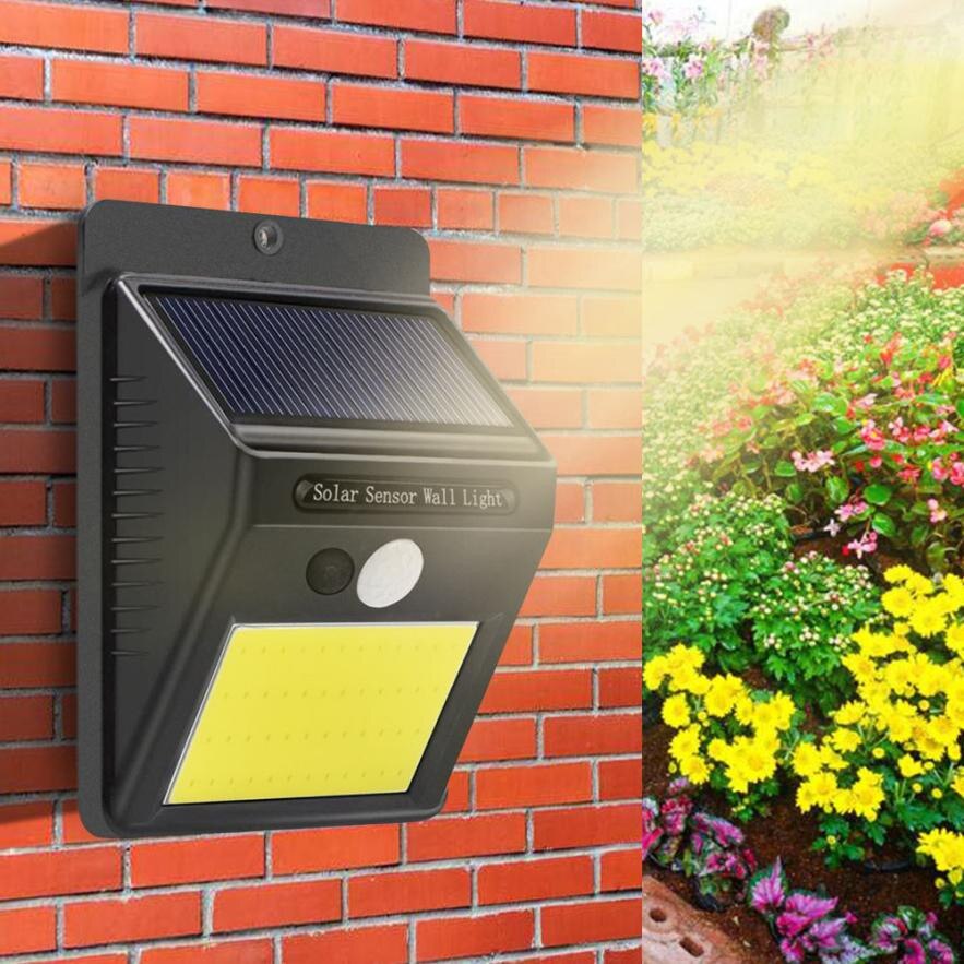 48 LED Solar Powered Wall Light Motion Sensor Outd... – Grandado