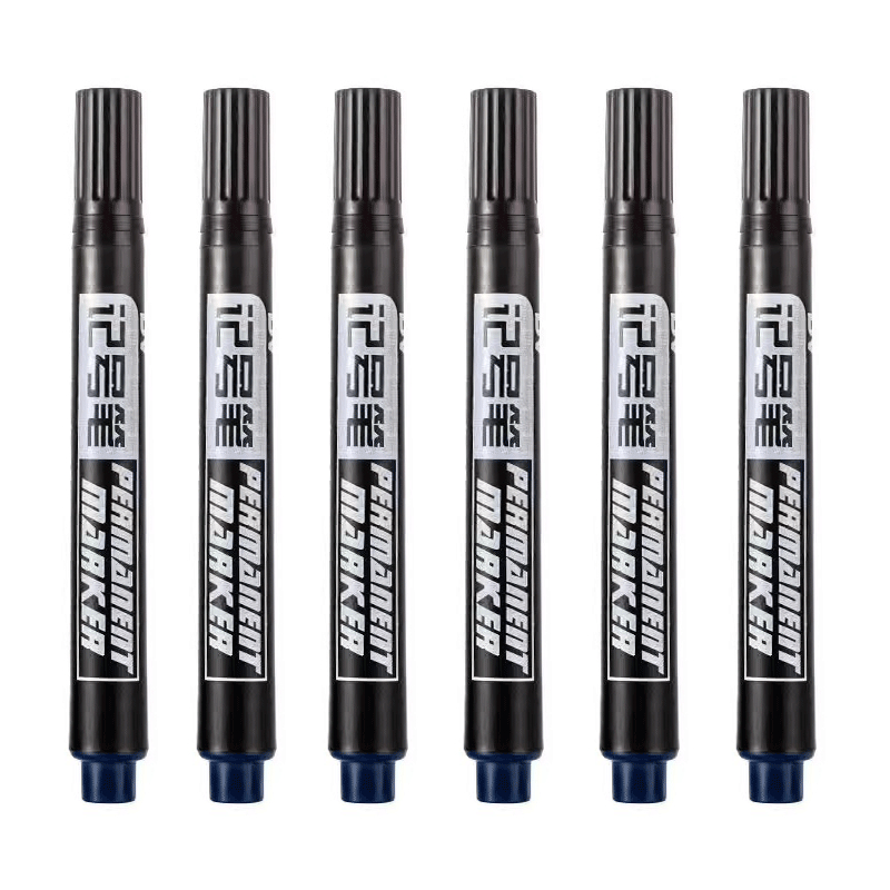 6 Teile/satz Permanent Marker Stift Feine Spitze W... – Vicedeal