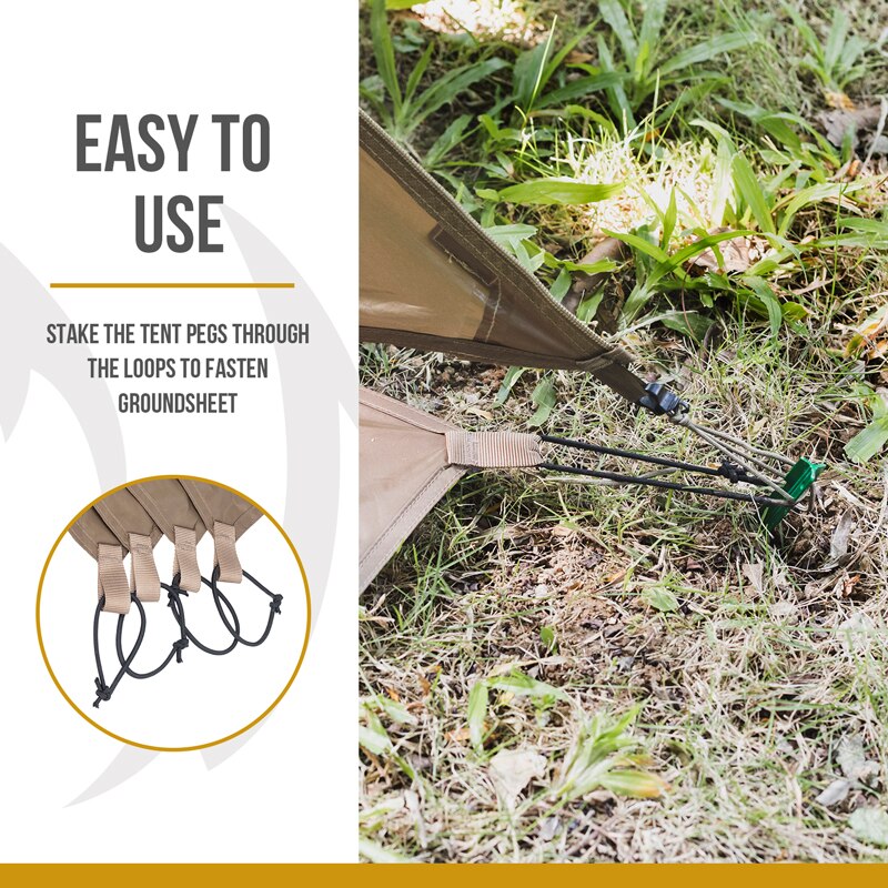 OneTigris 2-Person Tent Footprints Waterproof Grou... – Vicedeal