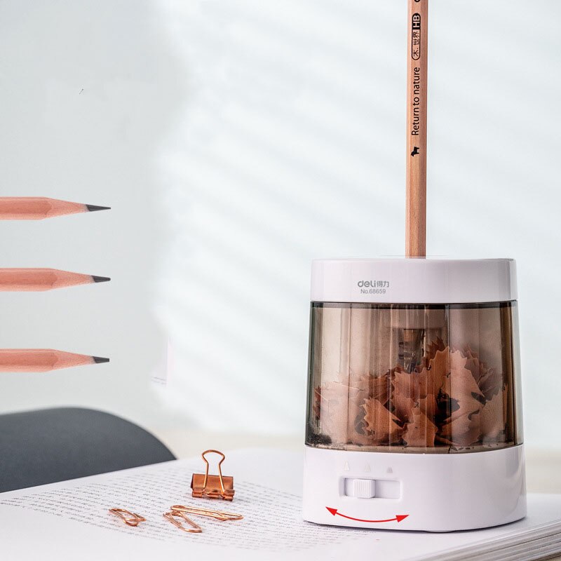 Automatic pencil sharpener with adjustable thickne... – Grandado