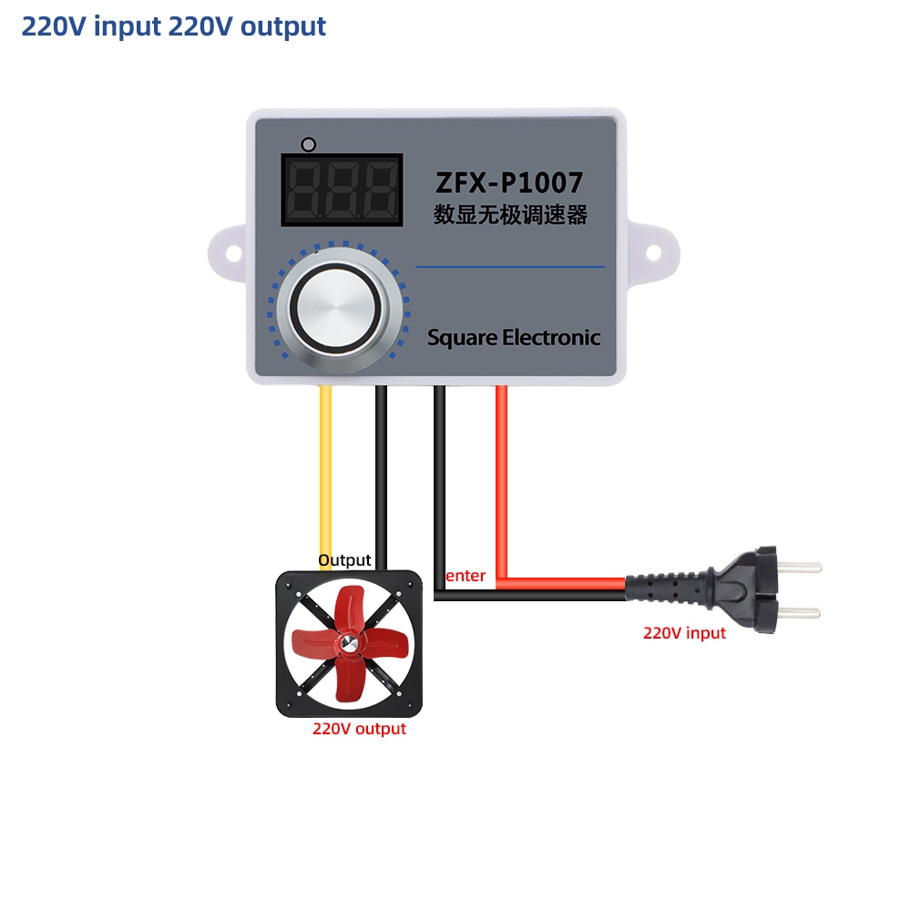 ZFX-P1007 Waterproof Stepless speed controller 500... – Grandado