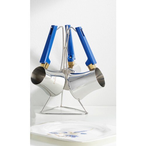 Roe Pyramid Dark Blue Coffee Pot Team – Vicedeal