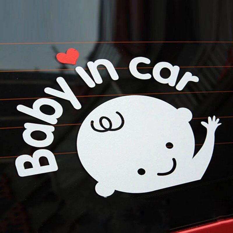 Cartoon Car Stickers Reflective Vinyl Styling Baby... – Vicedeal