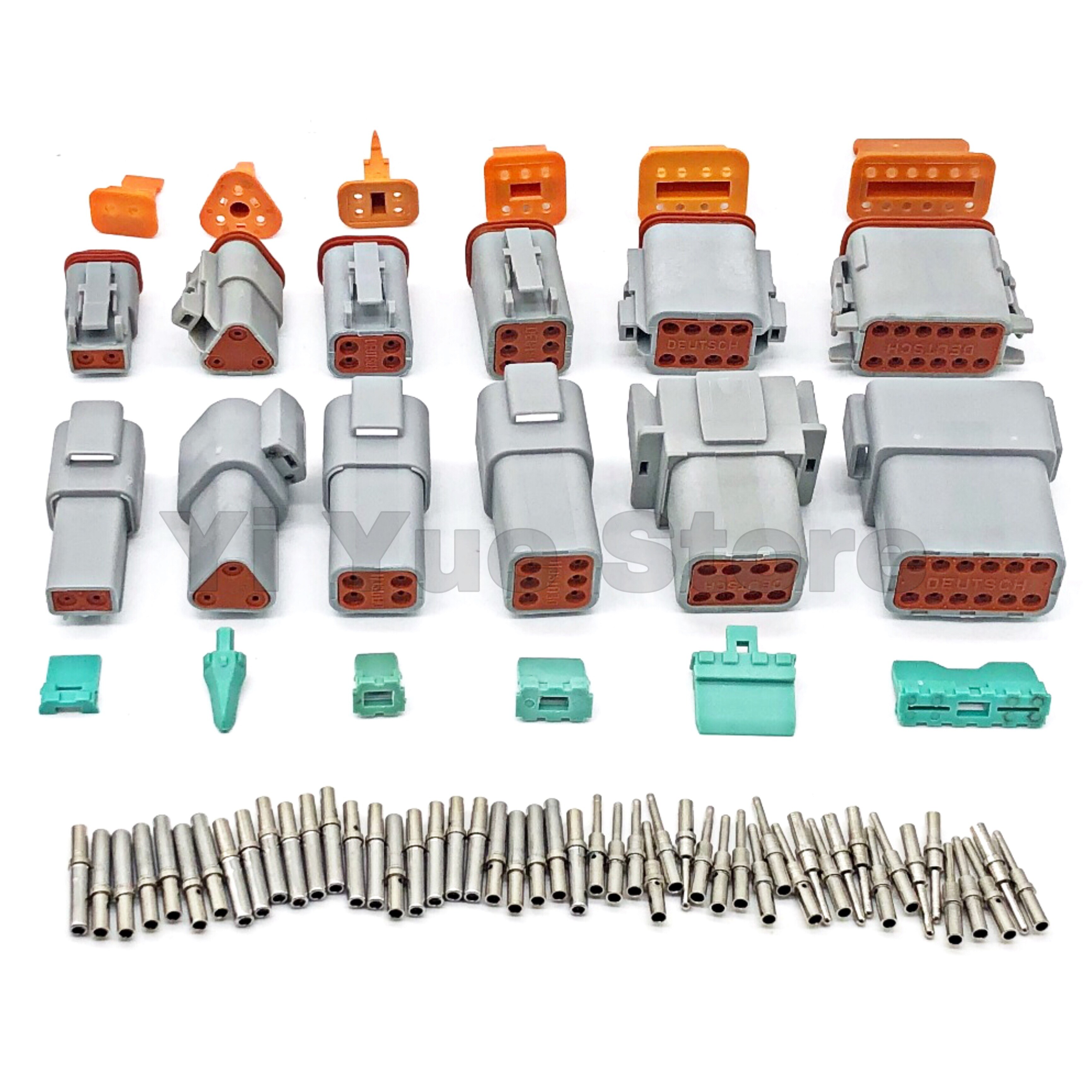 Deutsch Dt 2-12 Met Effen Pins Waterdichte Elektri... – Vicedeal