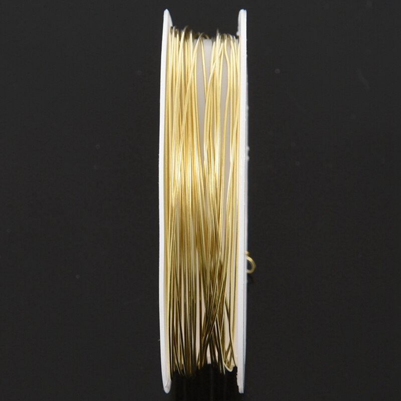 Coloured Brass Wire Gold 9m x 0.5mm – Grandado