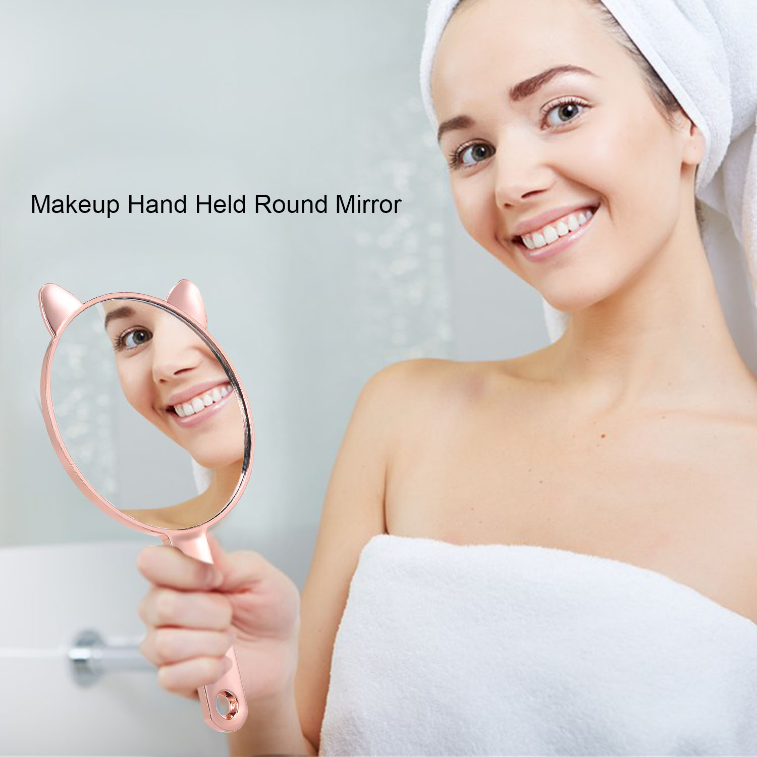 Makeup Mirror Hand Portable Pocket Travel Mirror C... – Vicedeal