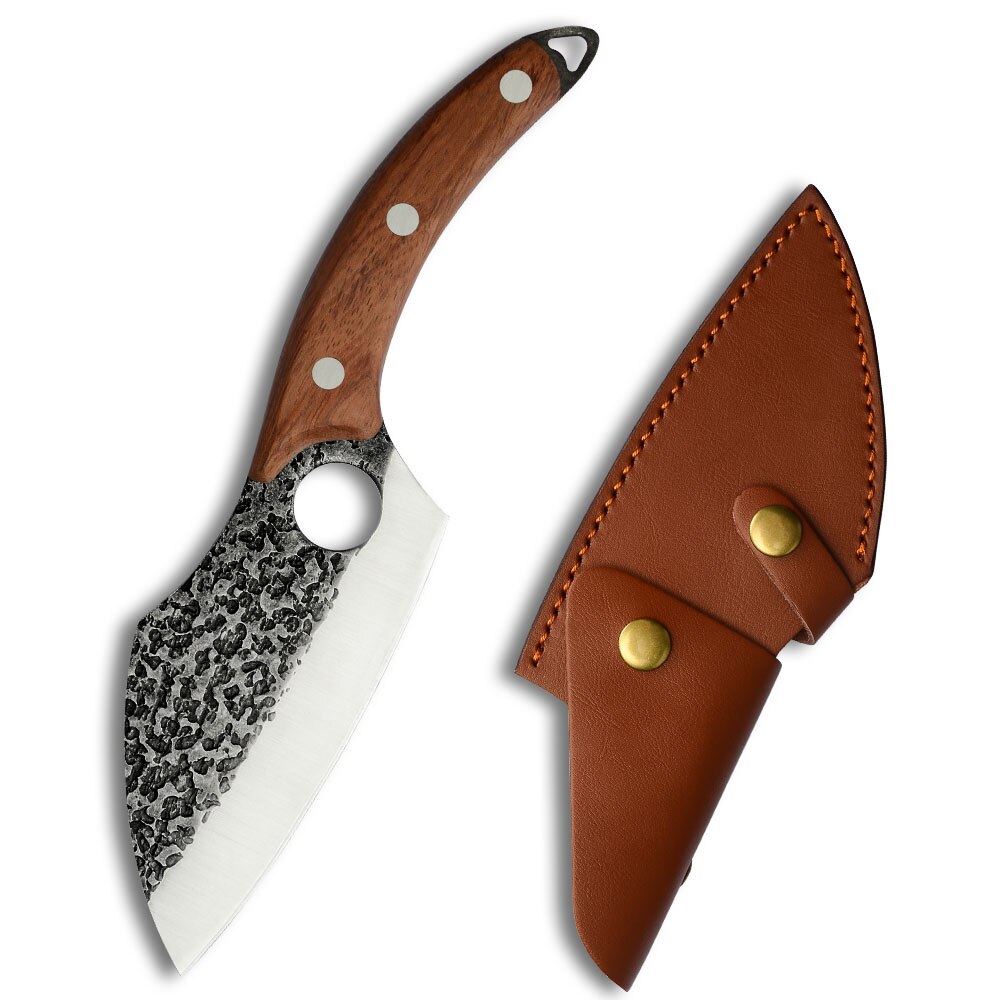 2PCS Chopping Knife Set Leather Cover Sheath Hollo... – Grandado