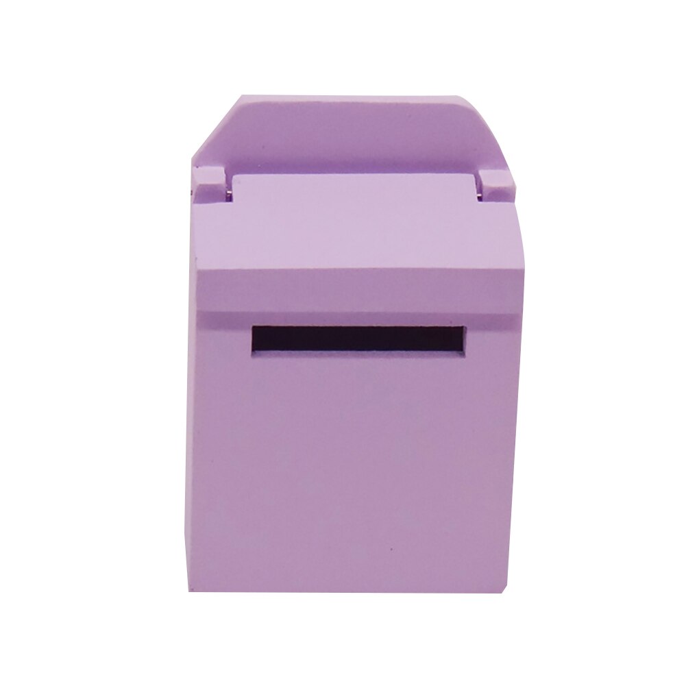 1/12 Wooden Solid Color Miniature Mailbox Doll Hou... – Grandado