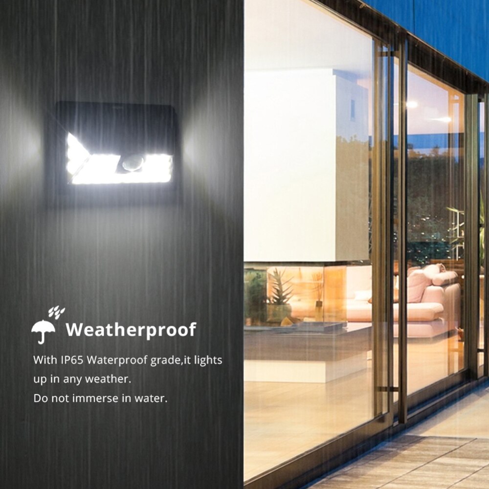 Outdoor lighting Solar Led Wall Light PIR Motion S... – Grandado