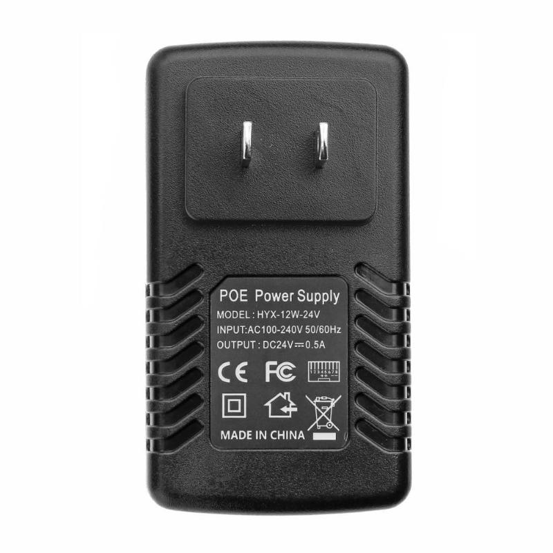 Eu/Us Plug 24V 0.5A 12W Stekker Poe Injector Ether... – Vicedeal
