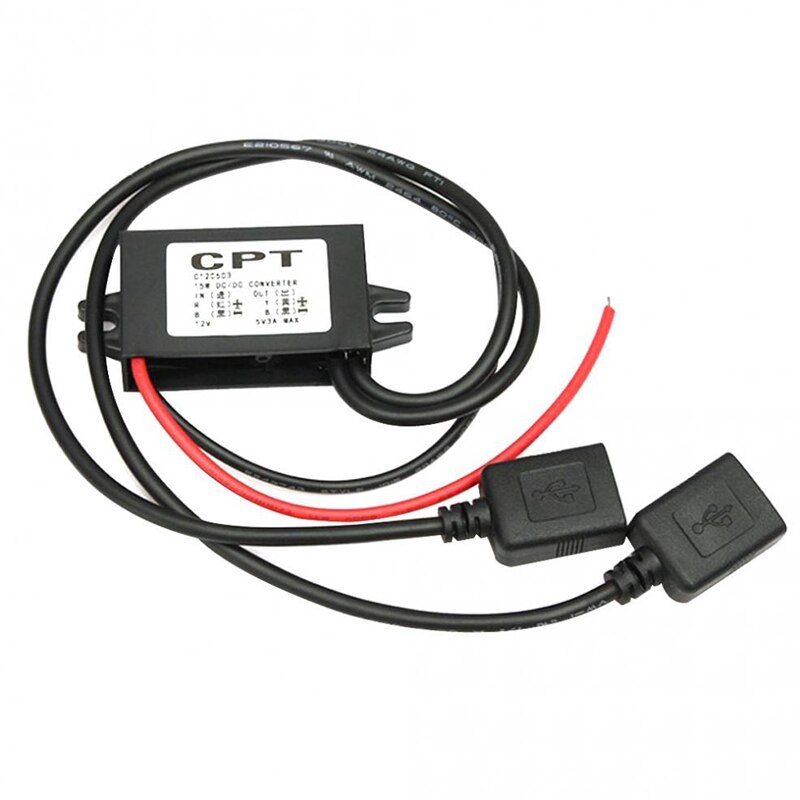 Universal USB Port 12V to 5V Reduction Voltage 3A ... – Grandado