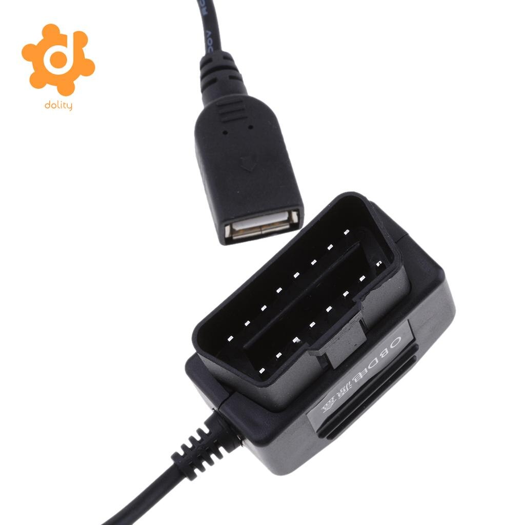 dolity 12V/36V to 5V/2A Car Power Inverter USB Female OBD Step Down ...