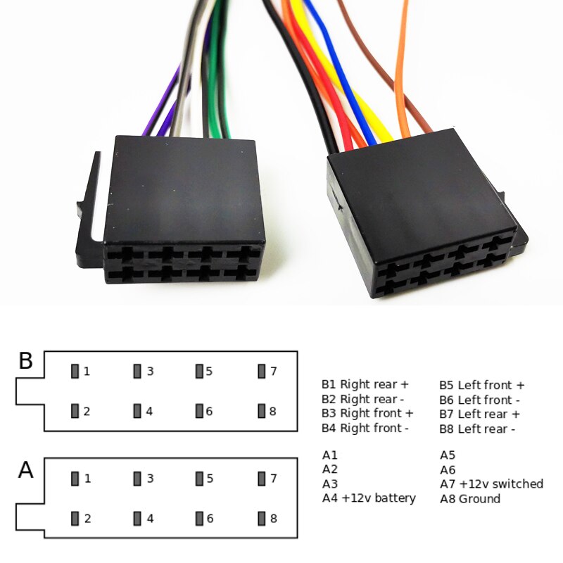 Toyota Wiring Harness Adapter ISO 10487 Plug 12V 1... – Grandado