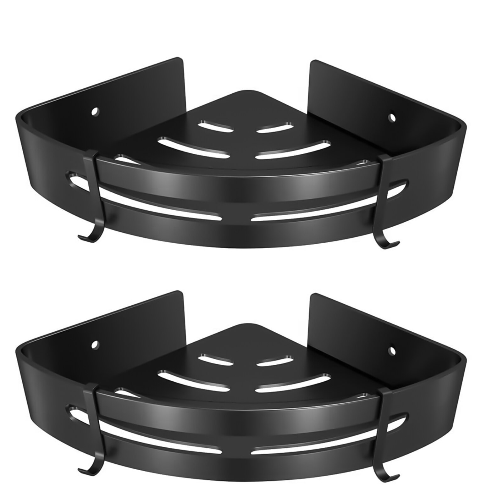 2pcs Stainless Steel Shower Corner Shelves Bathroo... – Grandado