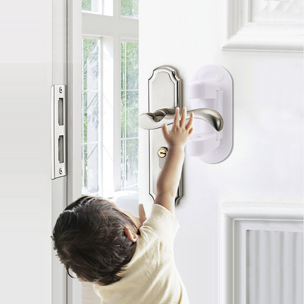 Plastic Door Lever Lock Baby Proofing Security Sel... – Grandado